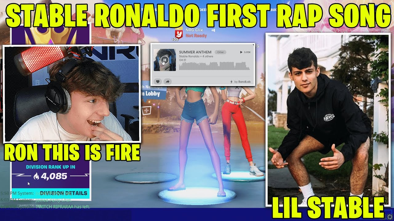 Clix Reacts To Stable Ronaldo First Rap Song Summer Anthem - YouTube