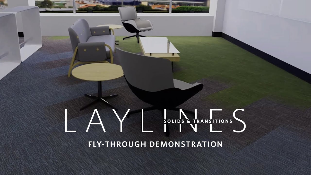 Laylines Fly-Through - Milliken Floor Covering - YouTube