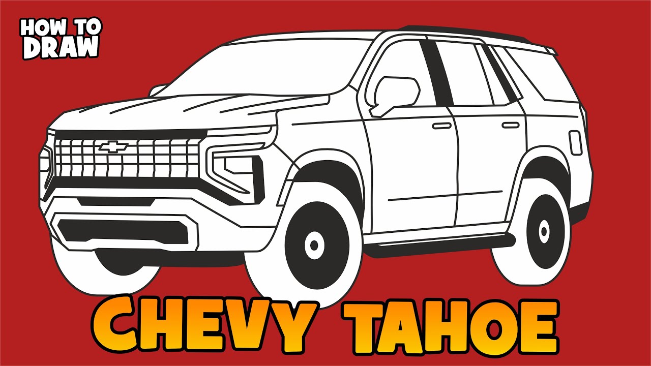 How to draw Chevy Tahoe 2025 - YouTube