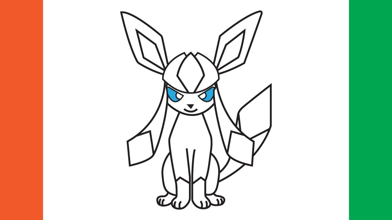 Pokemon Glaceon Coloring Pages