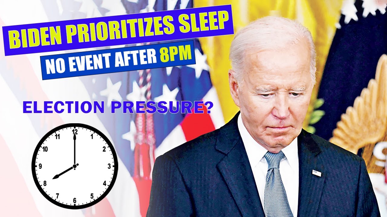 Biden Prioritizes Sleep, Stops Scheduling Events After 8 p m - YouTube