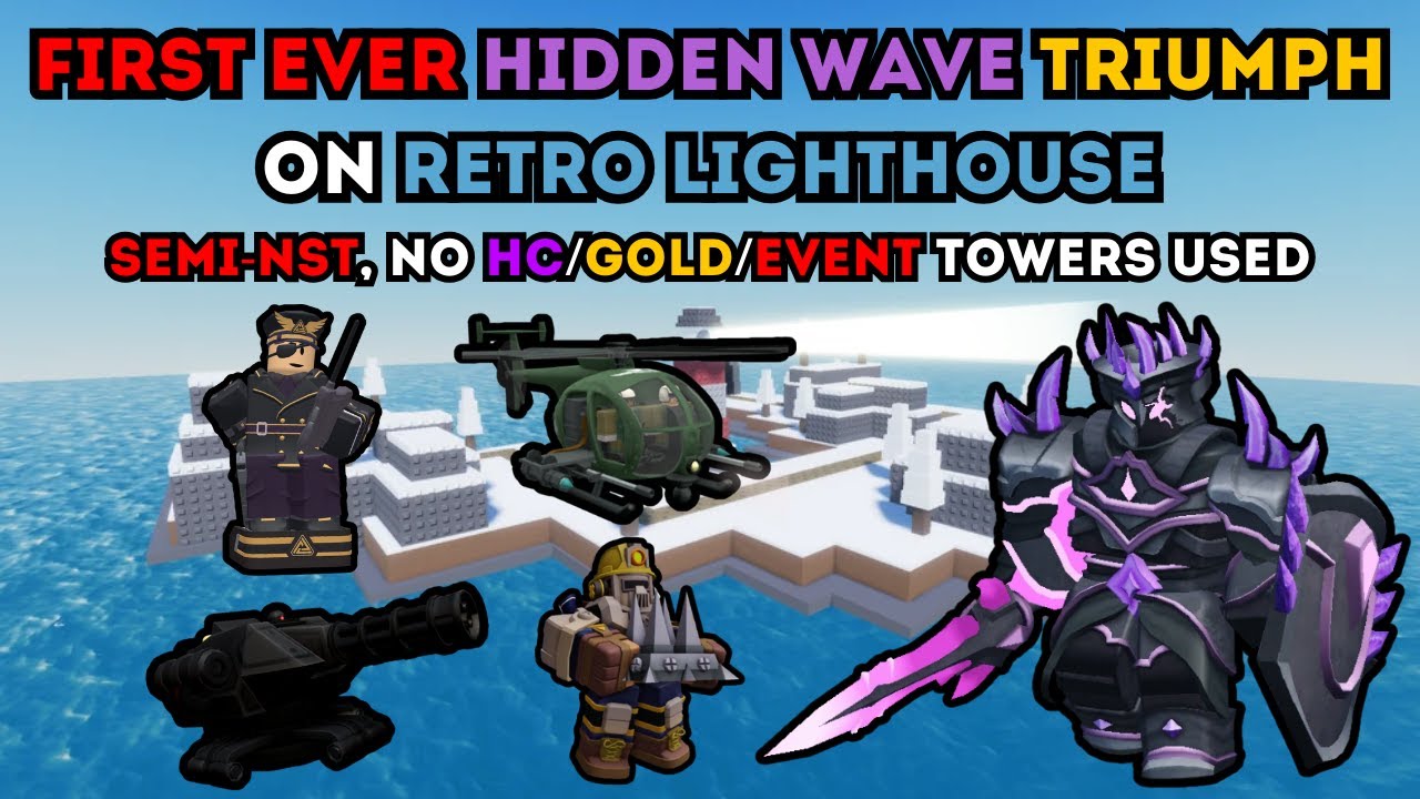 FIRST EVER HIDDEN WAVE TRIUMPH ON RETRO LIGHTHOUSE SEMI NST, NO HC/GOLD ...