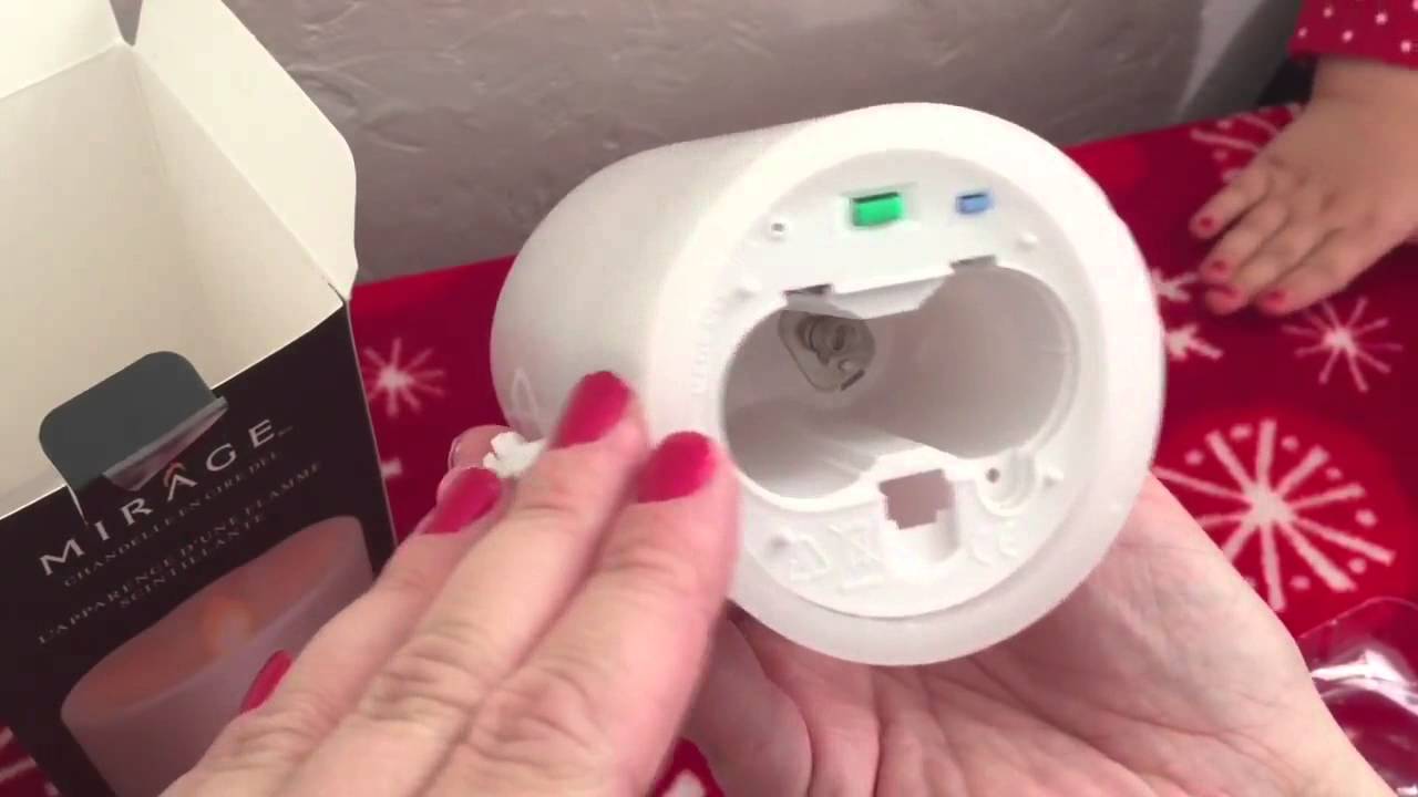 MIRAGE LED WAX CANDLE - YouTube
