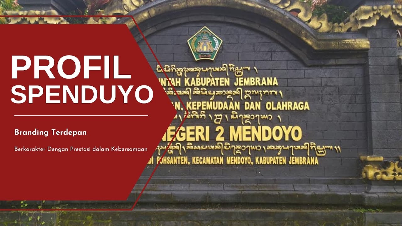 Profil SMP Negeri 2 Mendoyo - YouTube