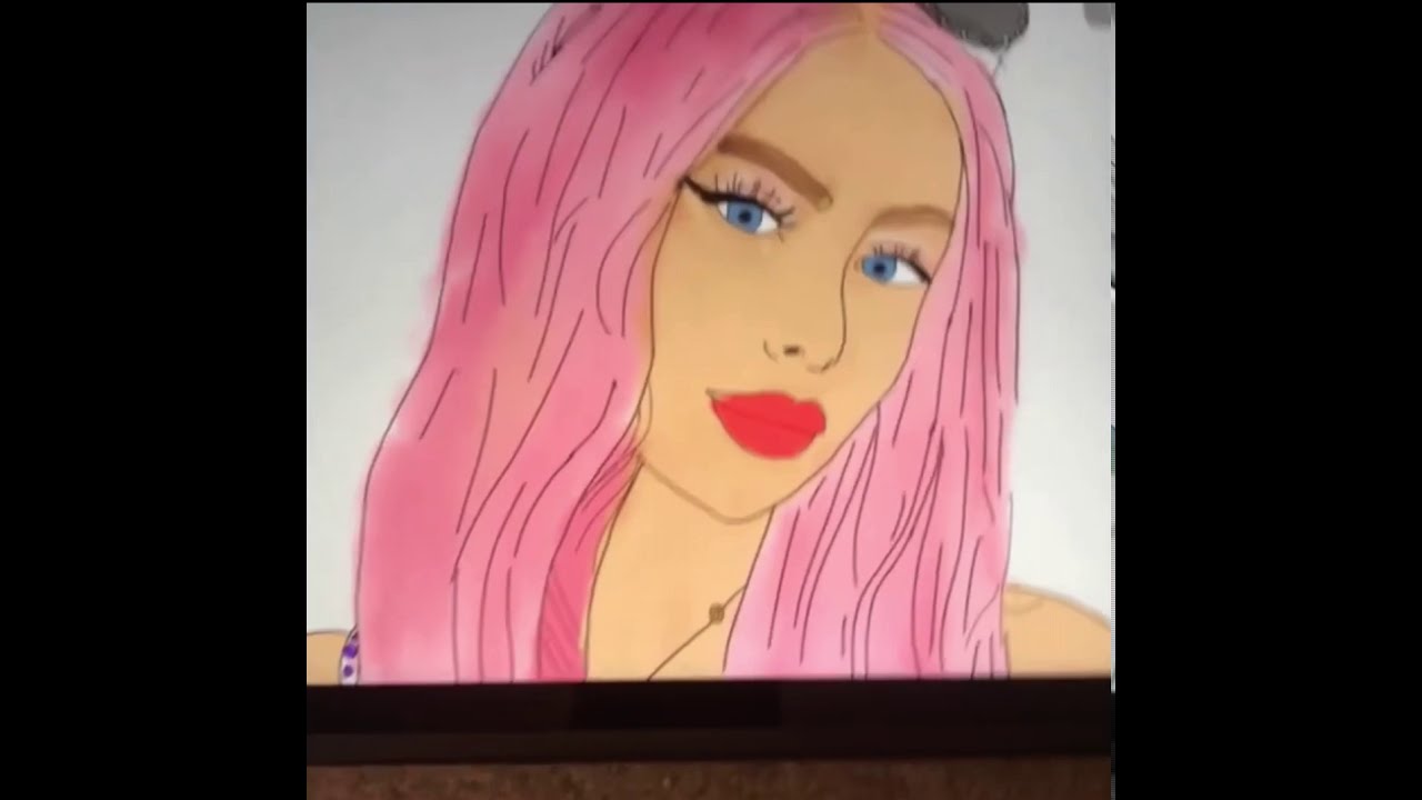 Drawing Leah Ashe - YouTube