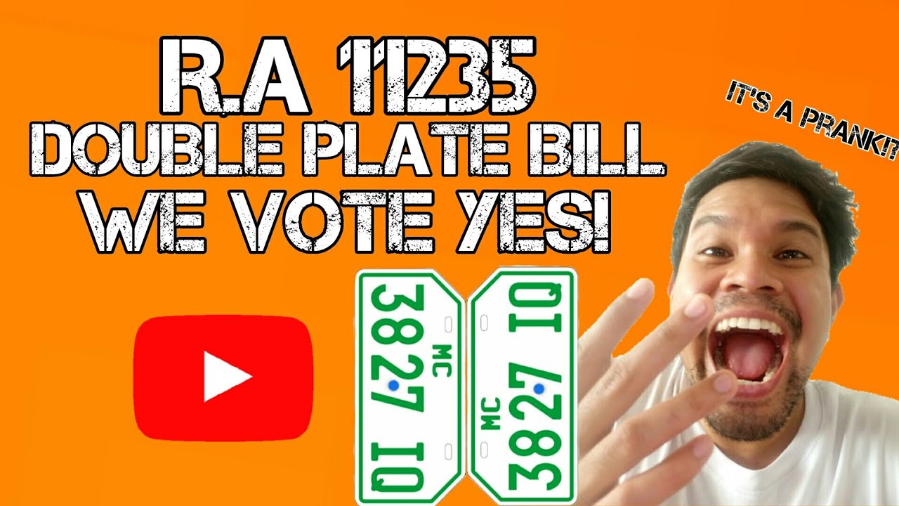 DOBLE PLAKA AGREE KAMI!| RA 11235 - YouTube