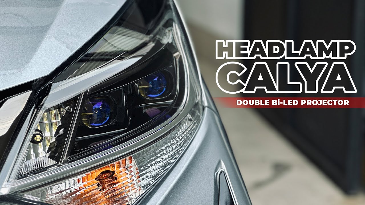 BIKIN TAMPILAN HEADLAMP CALYA MAKIN MODERN !!! - DOUBLE Bi-LED ...
