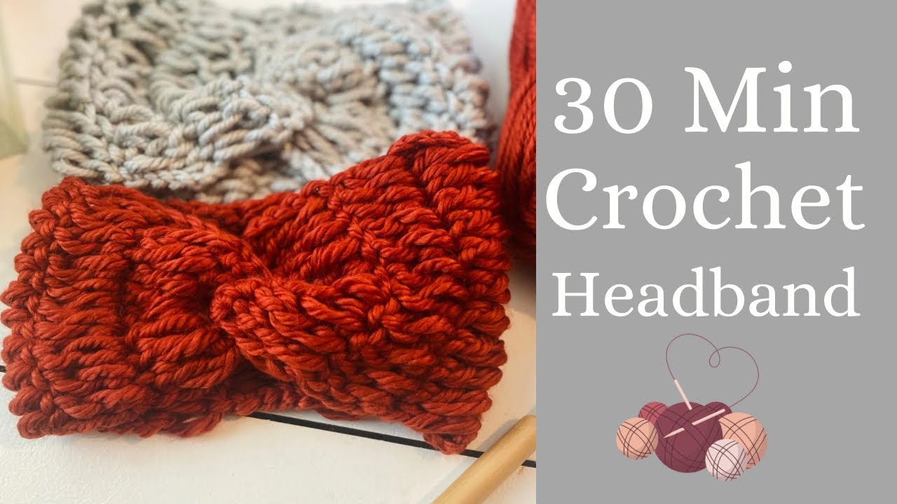 "Quick and easy beginner friendly crocheted headbands, One Stitch ...