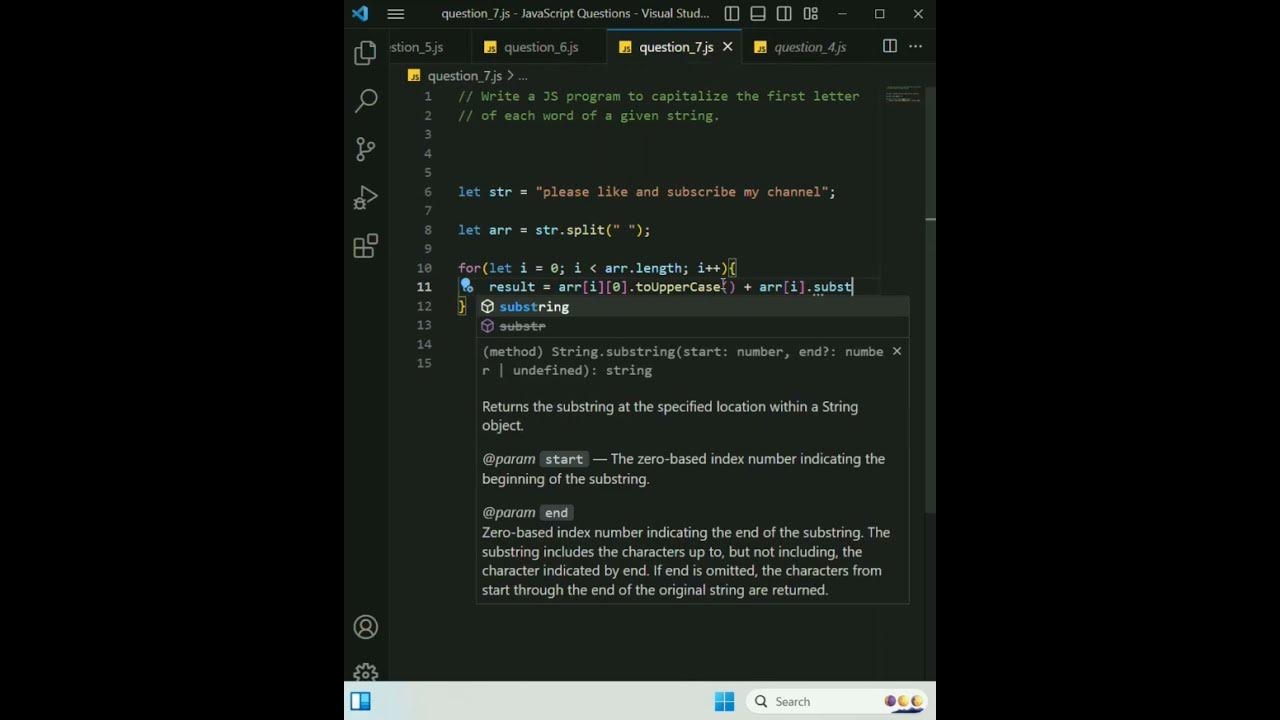 Js Question 7 Javascript Javascriptinterviewquestions Coding Codinglife Codingshortvideo 