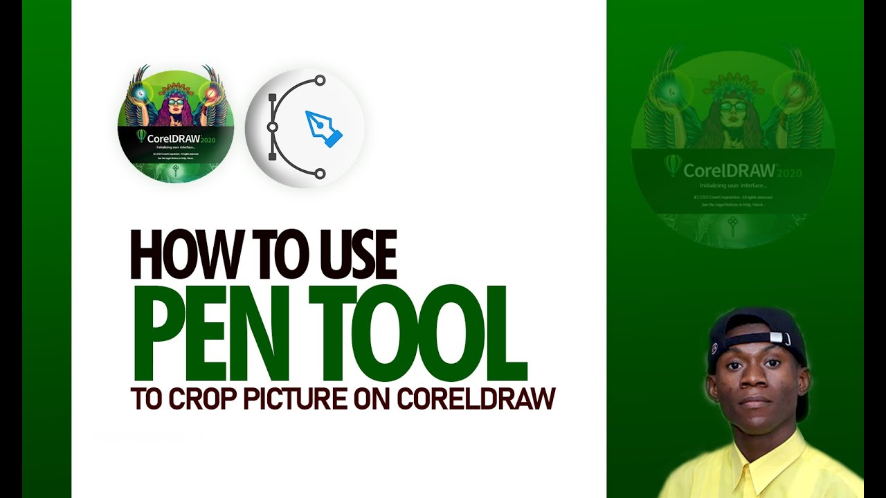 HOW TO CROP PICTURE USING PEN TOOL | IN CORELDRAW #2022 - YouTube