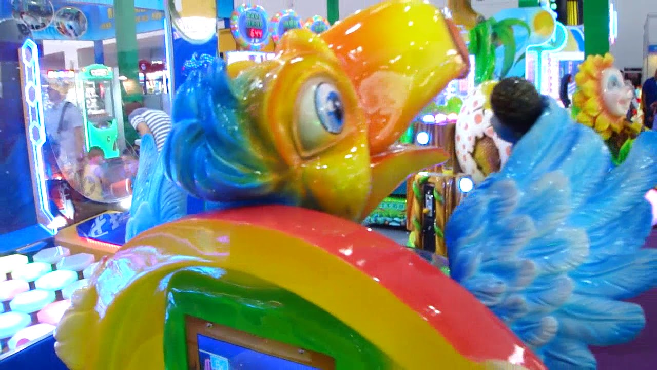 Parrot Rush - Kiddie Rides - YouTube