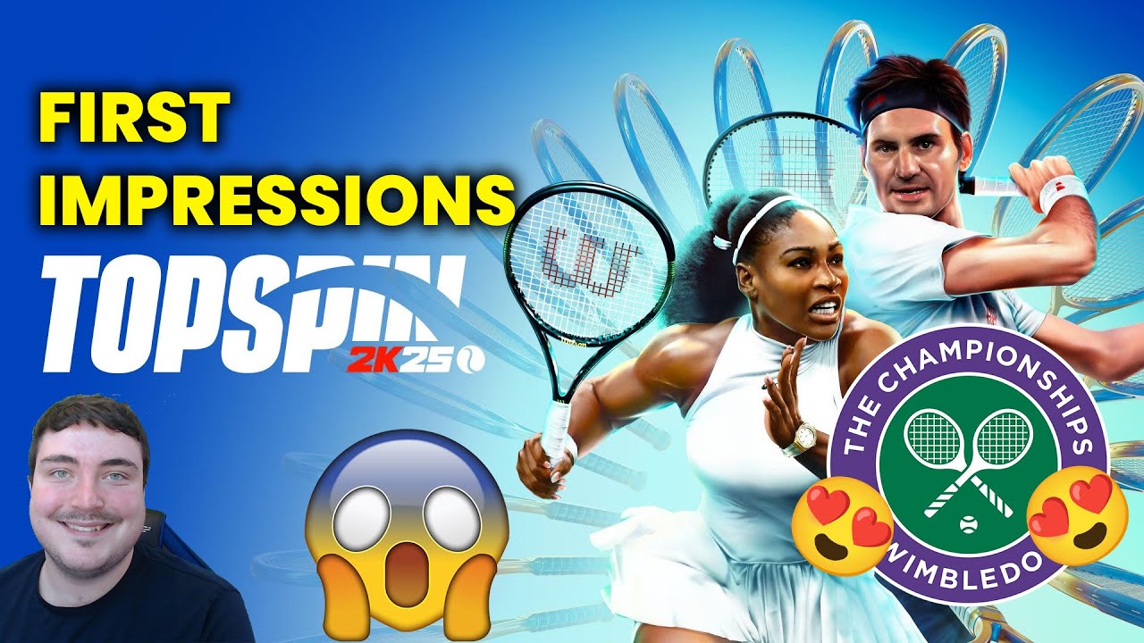 TopSpin 2K25 COMING OUT 26TH APRIL | First Impressions and Gameplay ...