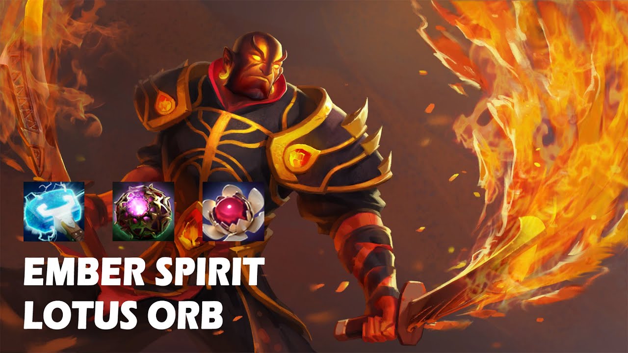 DOTA 2 : Ember Spirit Lotus Orb - YouTube
