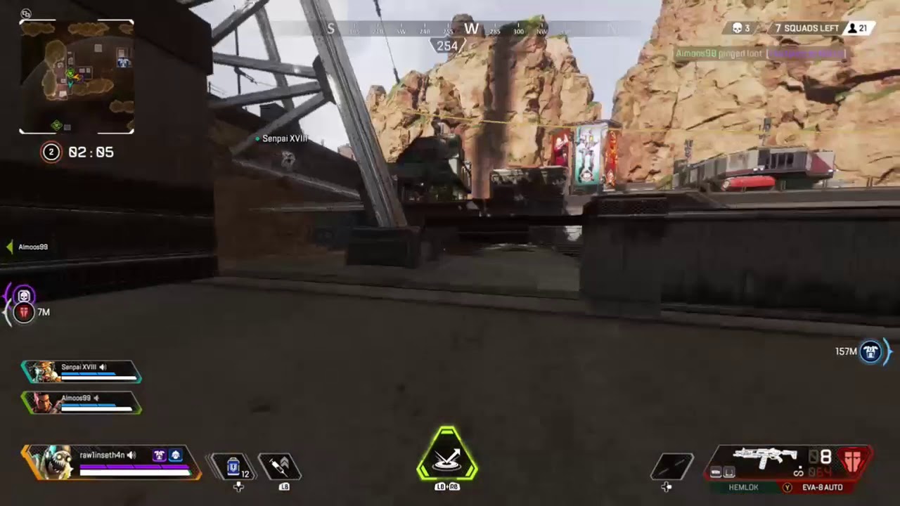 Apex legends octane 'jazz hands' animation - YouTube