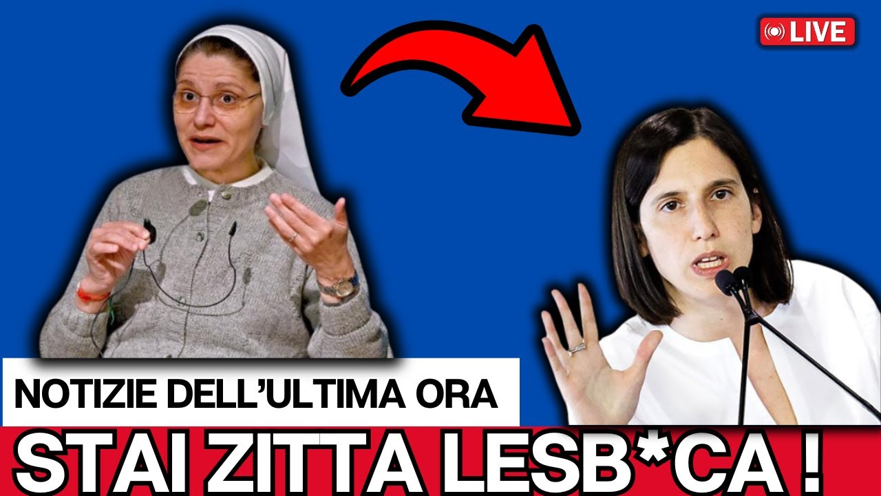 ELLY SCHLEIN ATTACCA GIORGIA MELONI, MA SUOR ANNA ALFIERI LA SMASCHERA ...