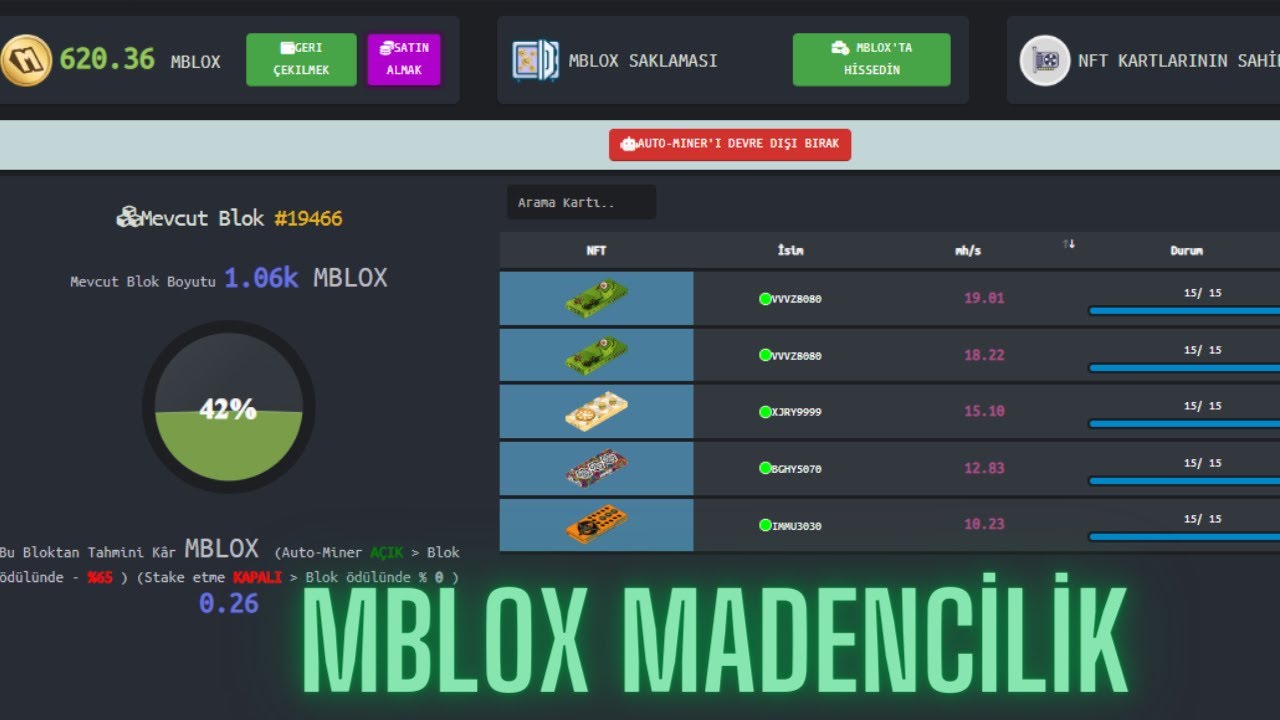 7 AYDIR SORUNSUZ ÖDEME YAPAN MBLOX MADENCİLİK NASIL YAPILIR KAZAÇ NE ...