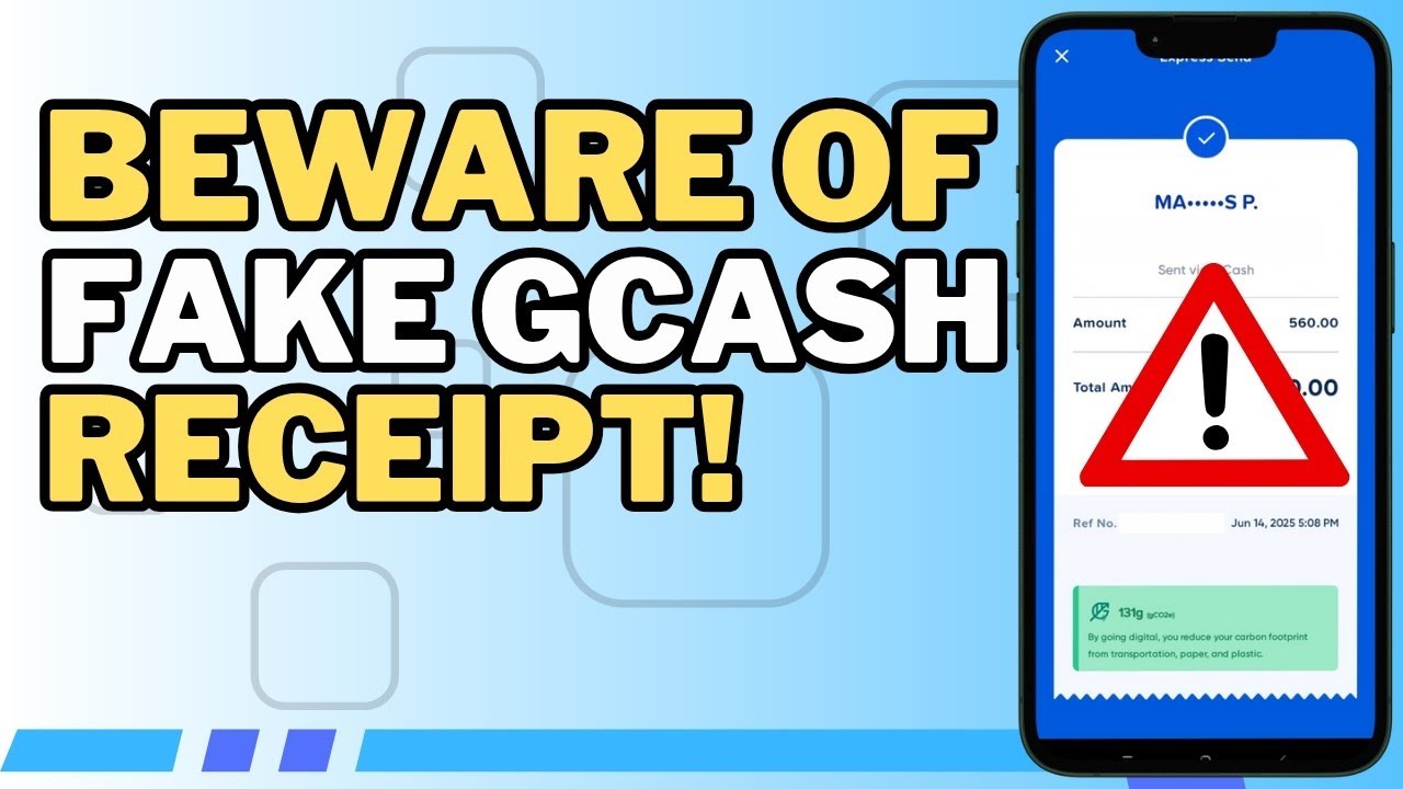 MAG-INGAT SA FAKE GCASH RECEIPT! - YouTube