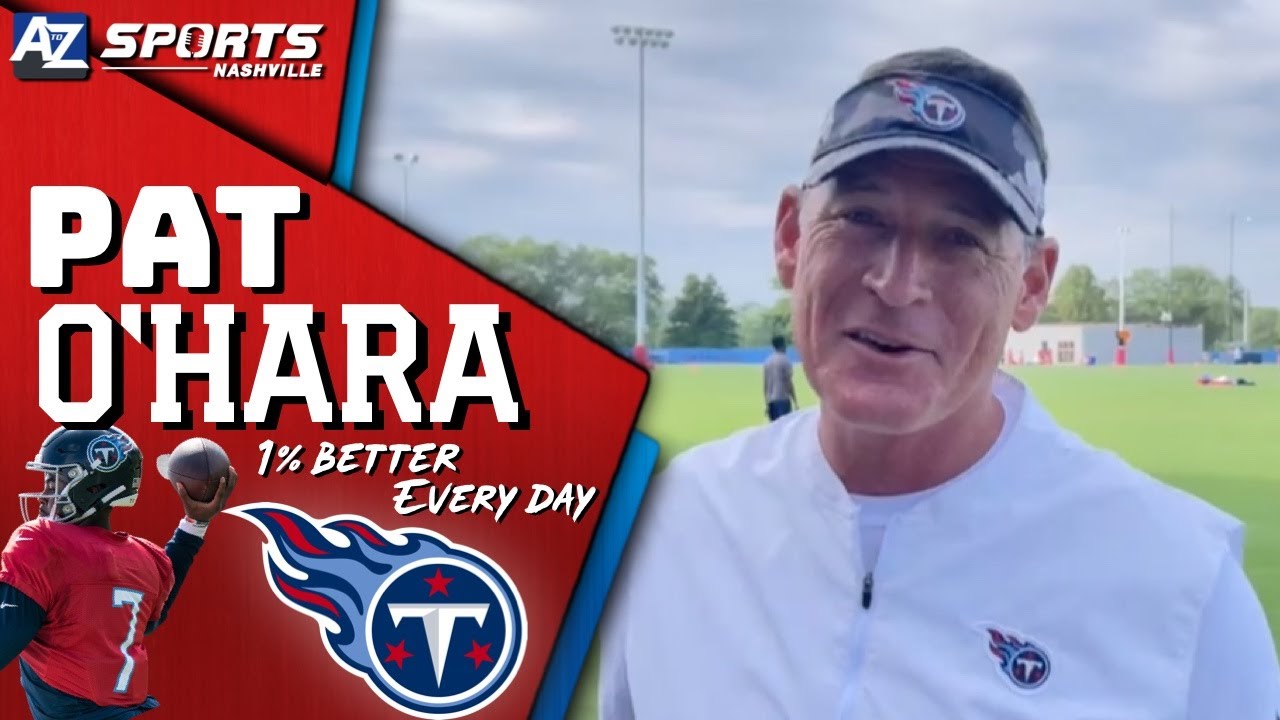 Titans QB Coach Pat O'Hara Discusses QB Group Improving - YouTube