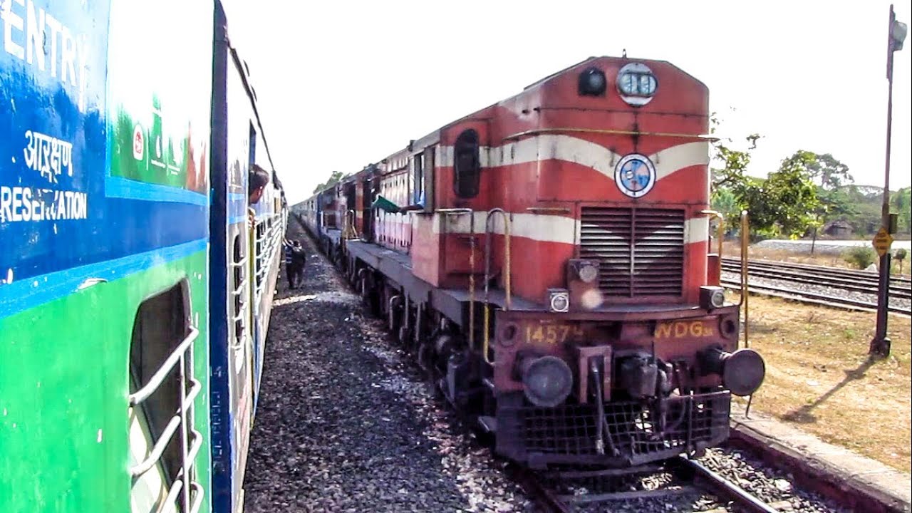 Indian Railways ALCO WDG3A Horn Show! - YouTube
