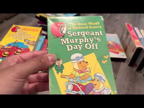 My Richard scarry vhs & dvd collection - YouTube