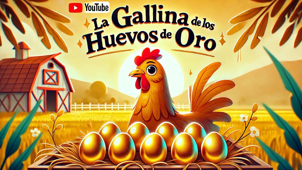 La Gallina de los Huevos de Oro 🥚 | Cuento con Moraleja | Historias ...