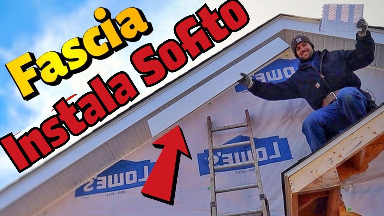 Como Instalar Sofito y Fascia – En La Cima De Un Techo! - YouTube