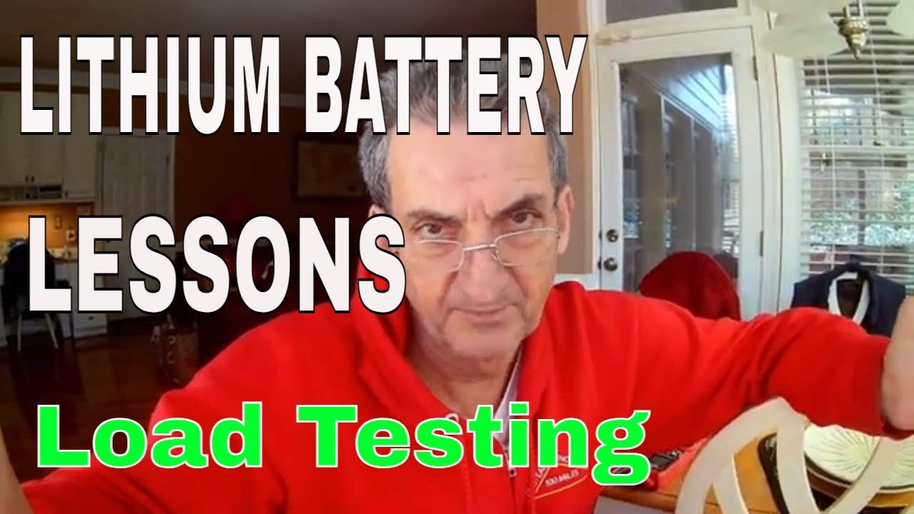 Lithium Battery Load Test - few lessons - YouTube