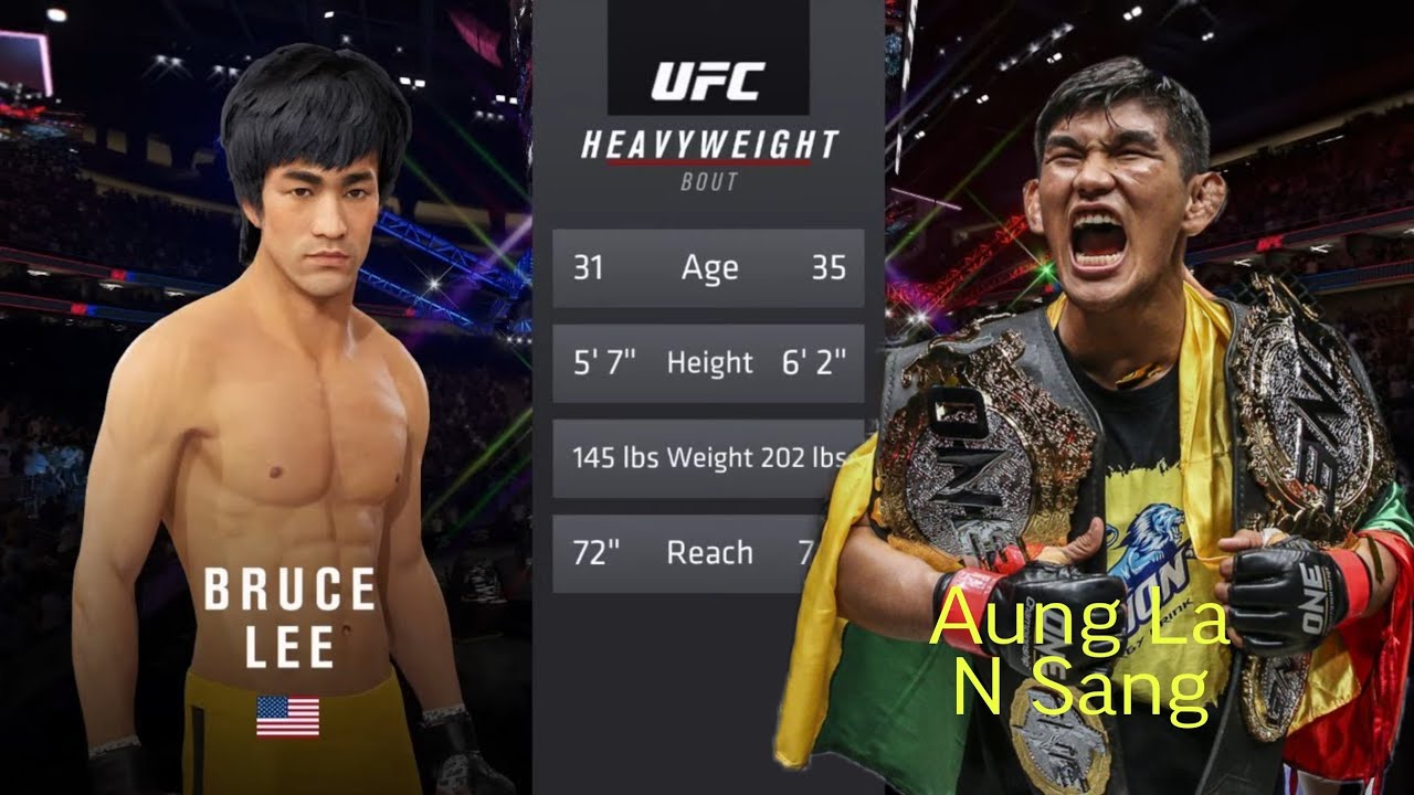 UFC4 | Bruce Lee vs Aung La N Sang (EA Sports UFC 4) - YouTube