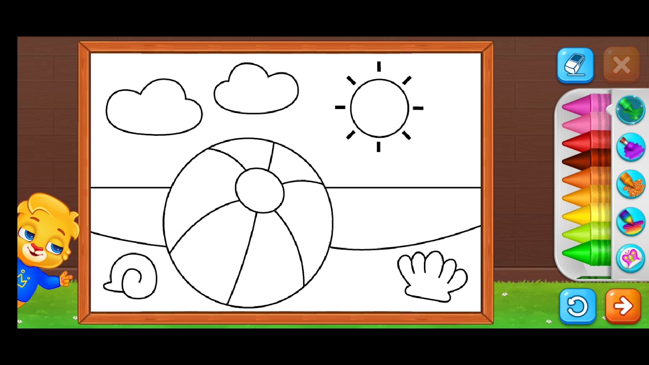 Painting game for kids - YouTube