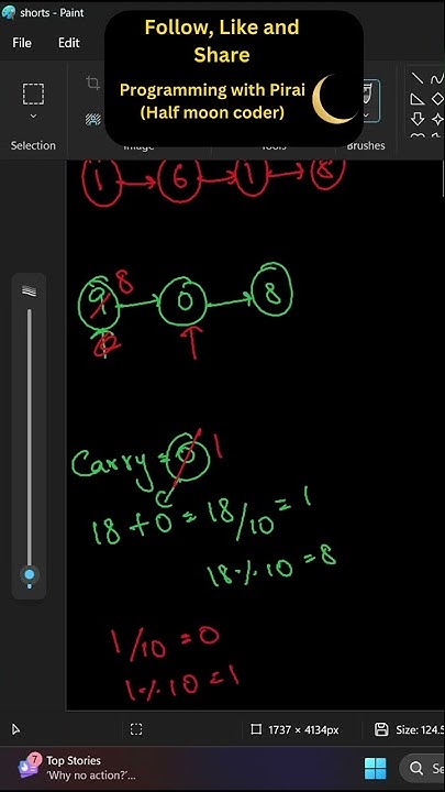Leetcode - 2816 | Double a number represented in a linked list | Pirai's Academy | Half Moon ...