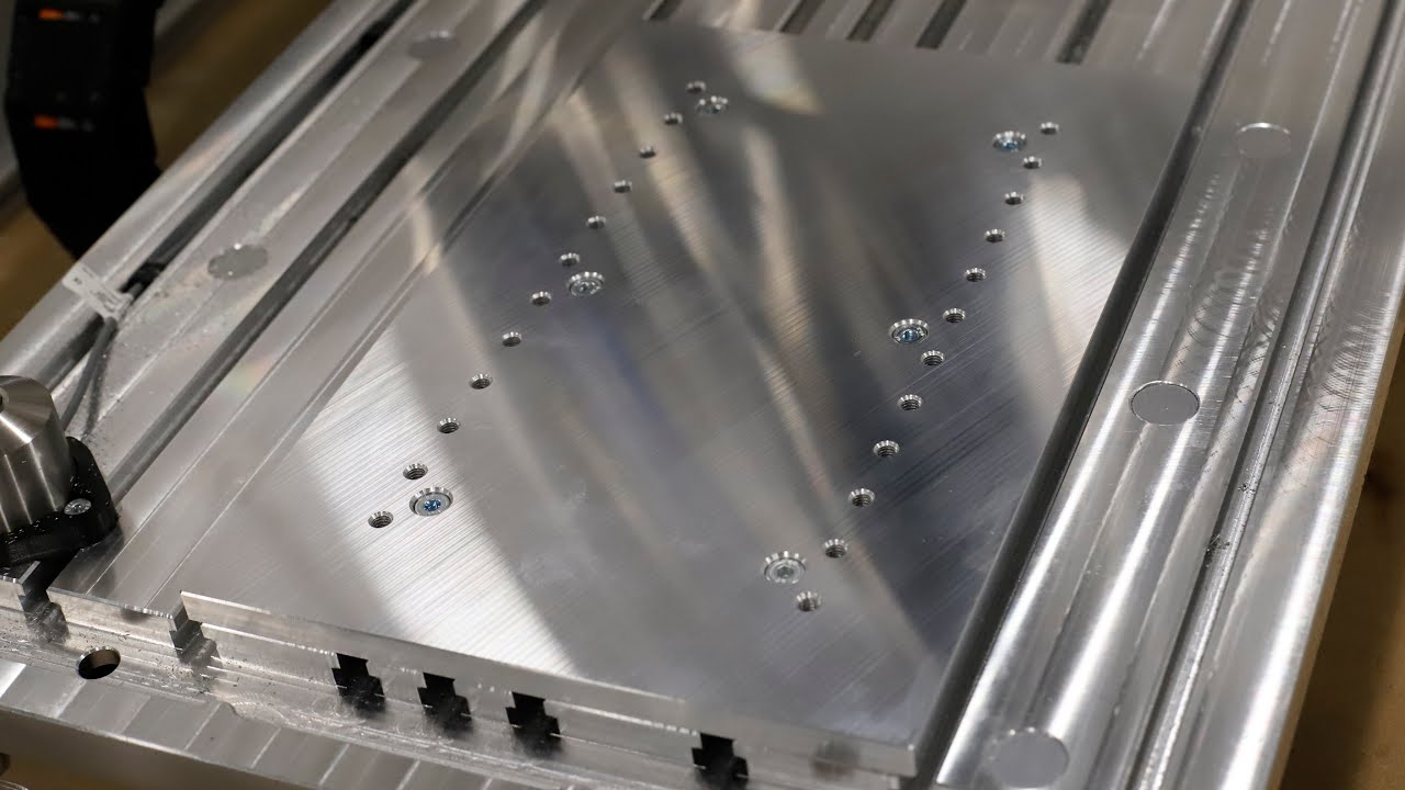 Milling a Base Plate for Mod Vise - YouTube