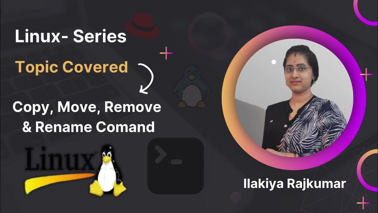 Linux Basics - Copy Move Rename Remove # | Ekascloud | English - YouTube