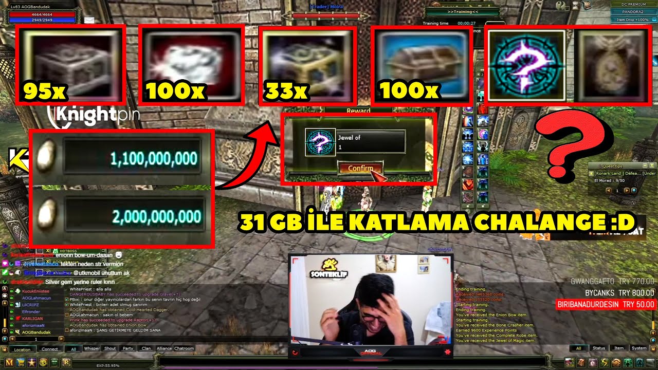 AOGofficial - (Pandora) 31 GB ile Katlamanın Yollarını Arıyor :D ...