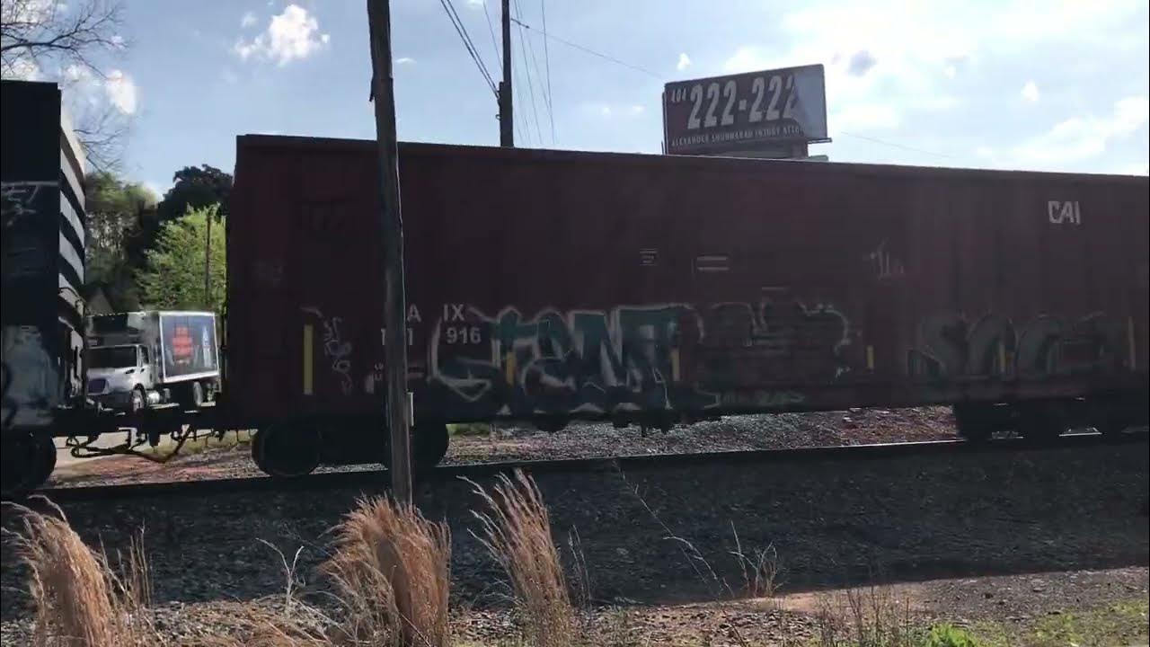 Mixed Fright With 2 DPUs Clearing McDonough, GA - YouTube