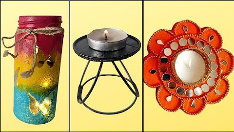 How to make diwali craft /How to make paper lanterns / - YouTube