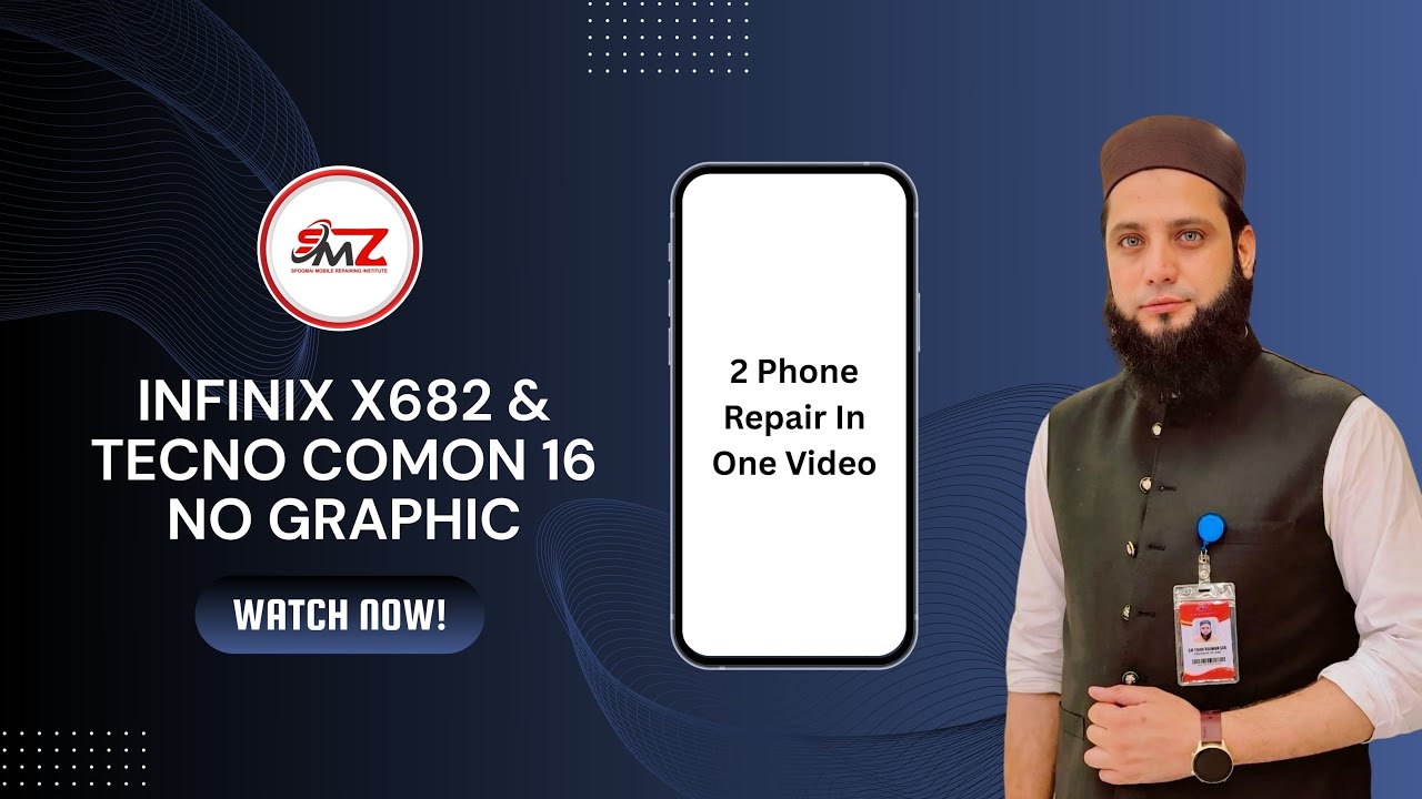 COMON 16 AND X682 || 2 phones Repair in 1 video || by smz mobile ...