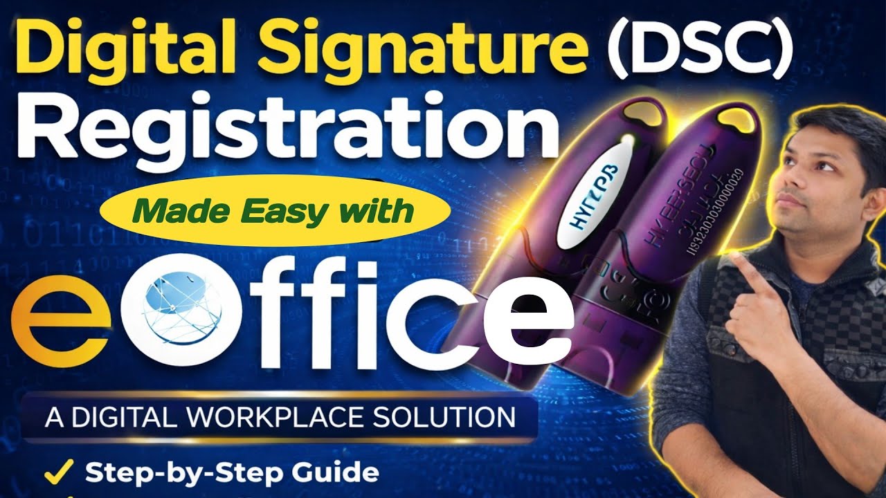 How to Install Digital Signature (DSC) Tocken and Register with E ...