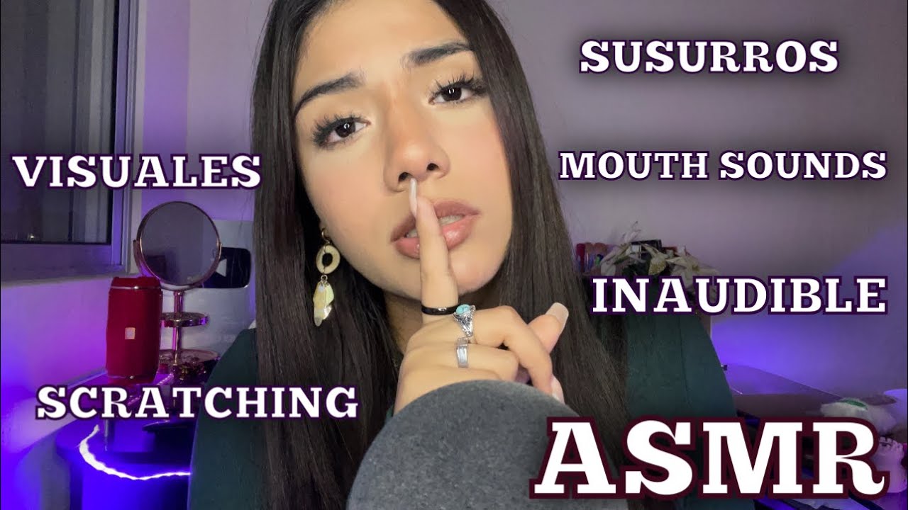 ASMR RÁPIDO Y AGRESIVO / Mouth Sounds + VISUALES + Inaudible + TAPPING ...