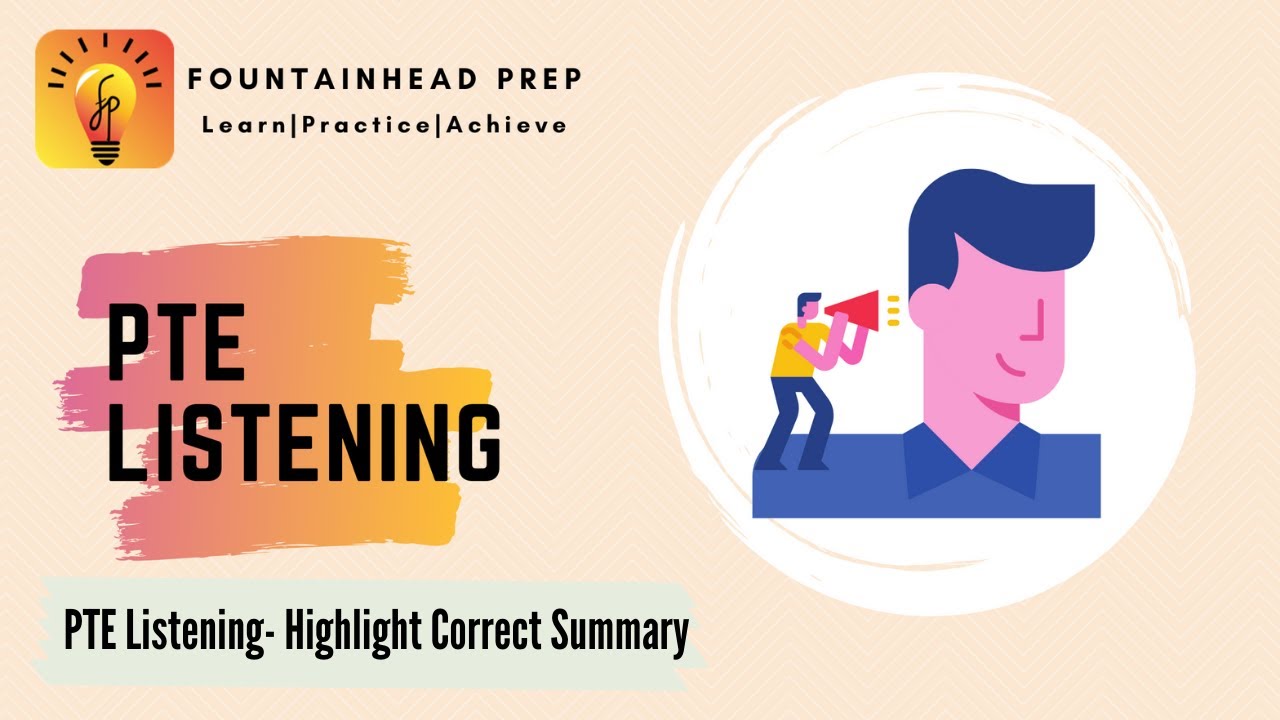 PTE Listening Highlight Correct Summary YouTube pte-listening-highlight-correct-summary-youtube