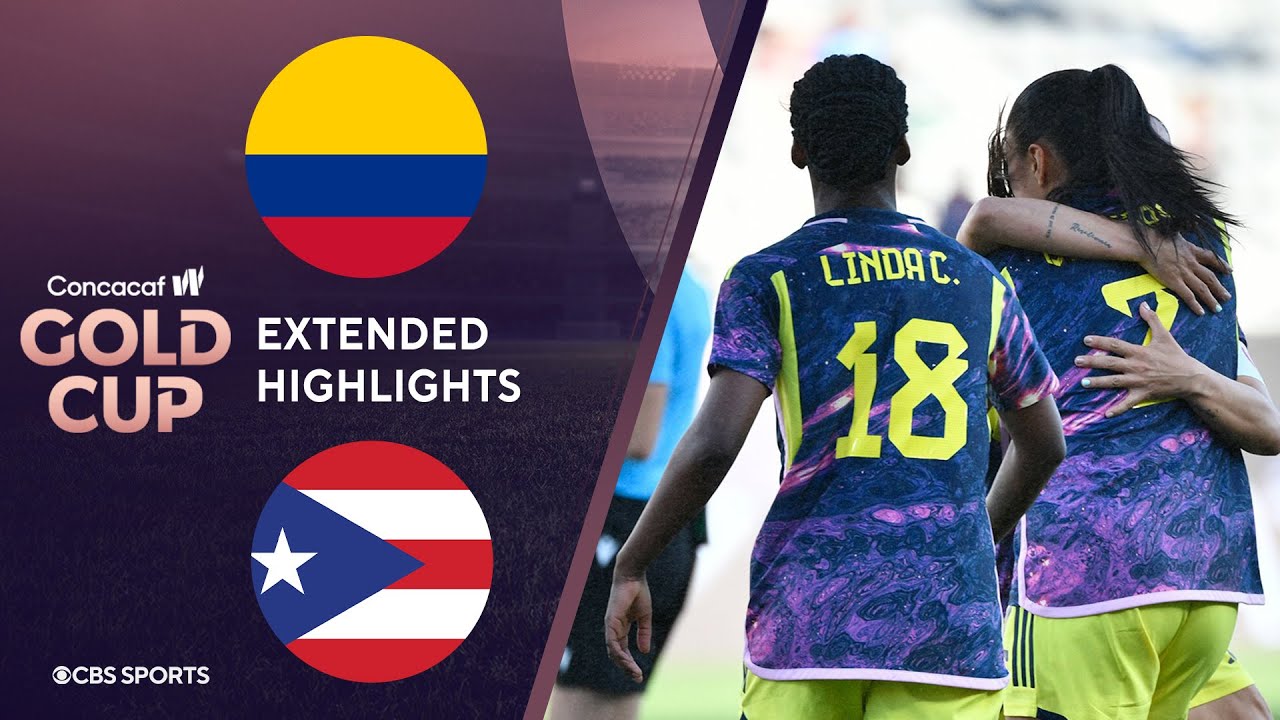Colombia vs. Puerto Rico: Extended Highlights | CONCACAF W Gold Cup I ...