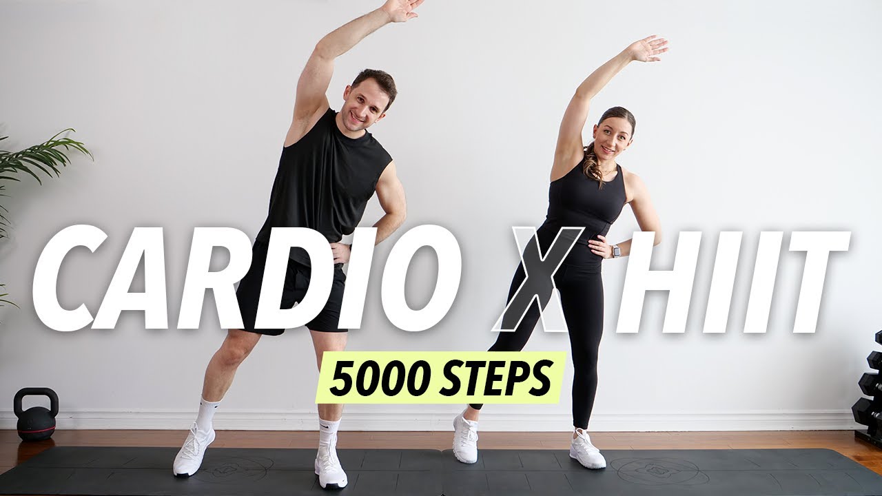 30 Min Cardio HIIT Workout at home - 5000 steps for Fat Burn (No ...