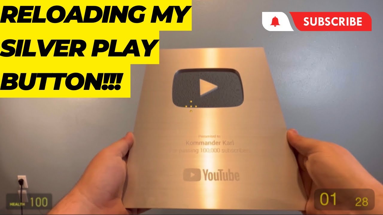 Reloading my Silver Play Button!! - YouTube