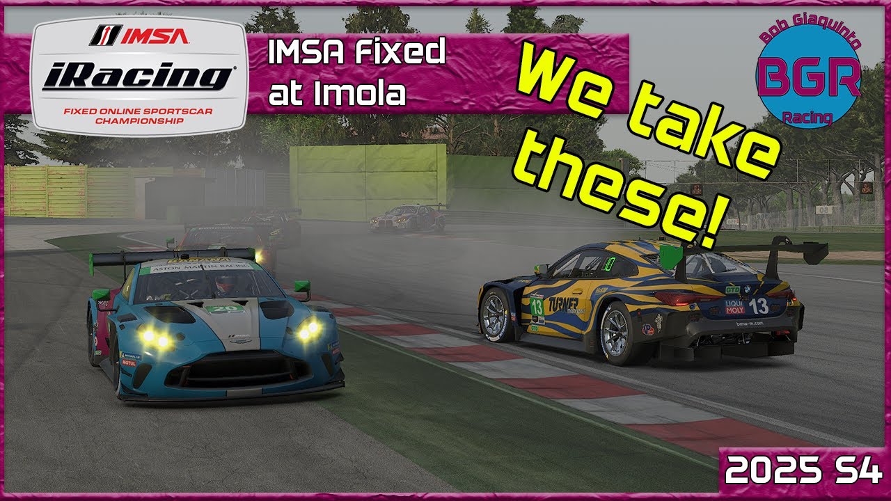 IMSA Fixed at Imola | iRacing Aston Martin Vantage GT3 - YouTube