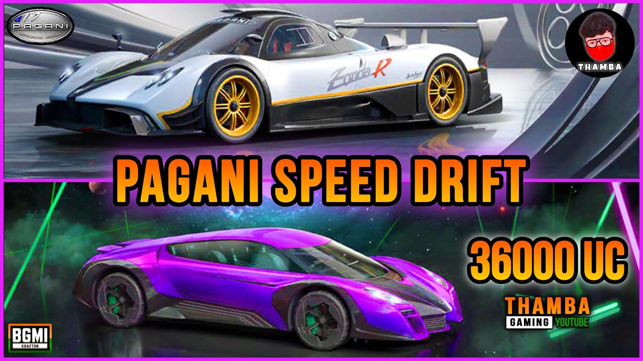 🥳 PAGANI SPEED DRIFT | GHOST SUPER CAR | 36000 UC 😁| #tgytsquad #bgmi ...