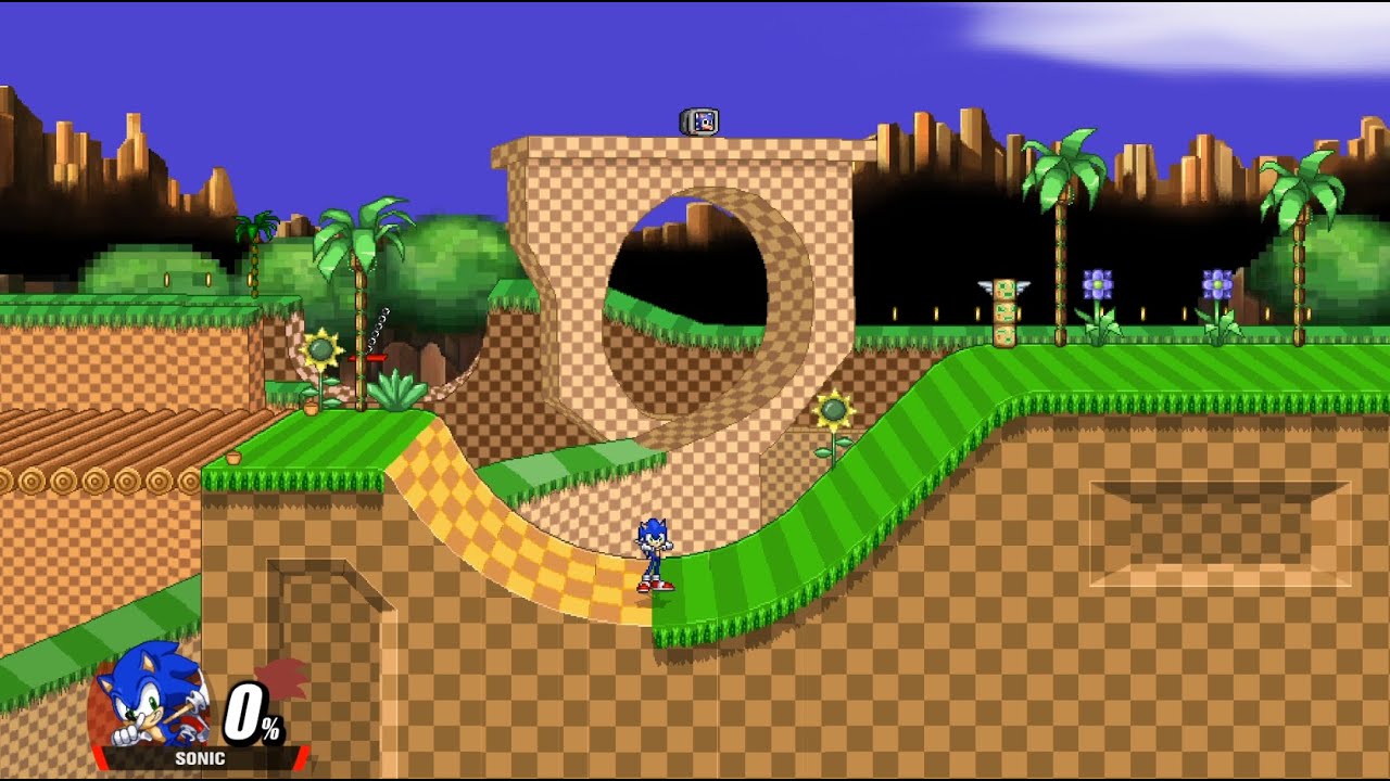 super smash flash 2 V1.2 classic mode Sonic Insane - YouTube