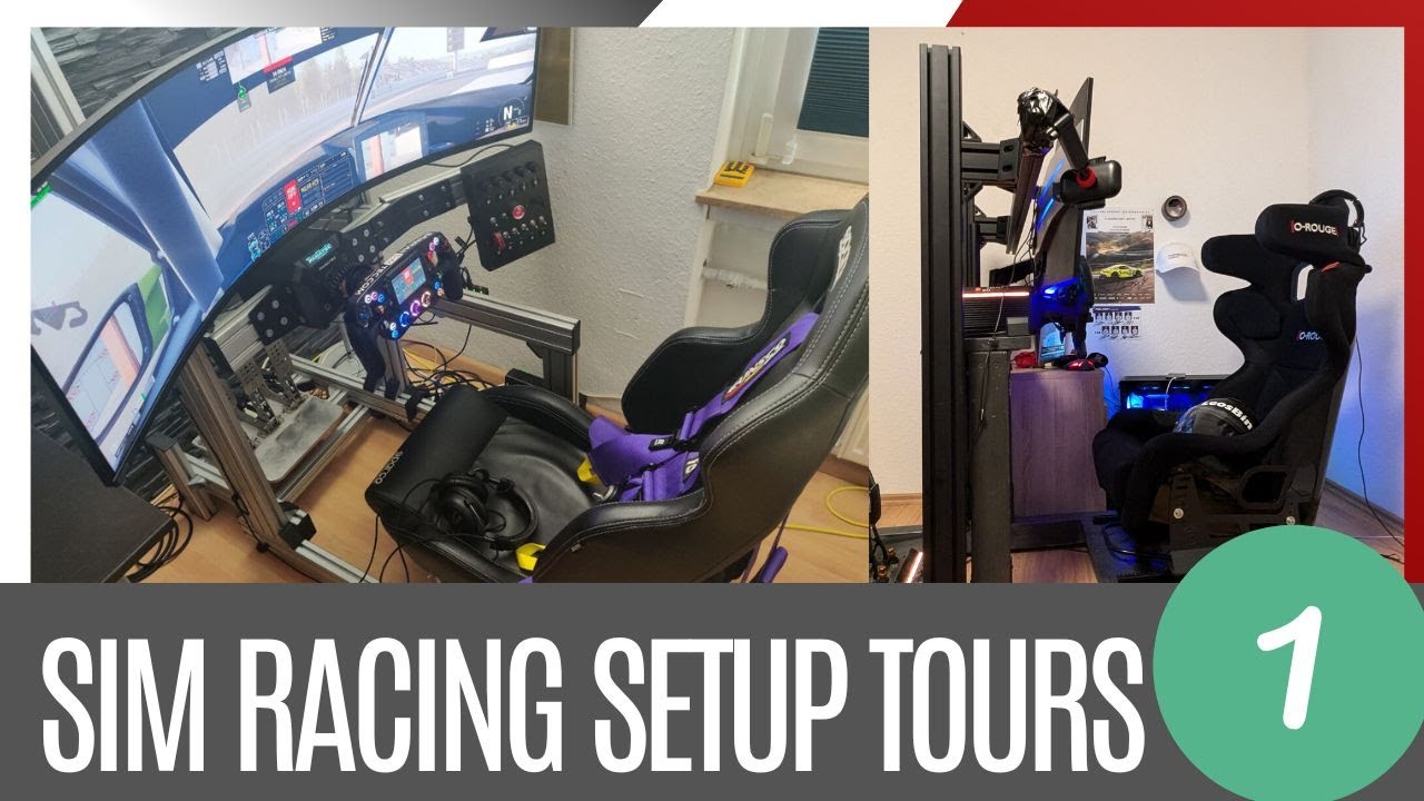 Sim Racing Setup Tours #1 / Sim Rigs der Community / Room Tour - YouTube