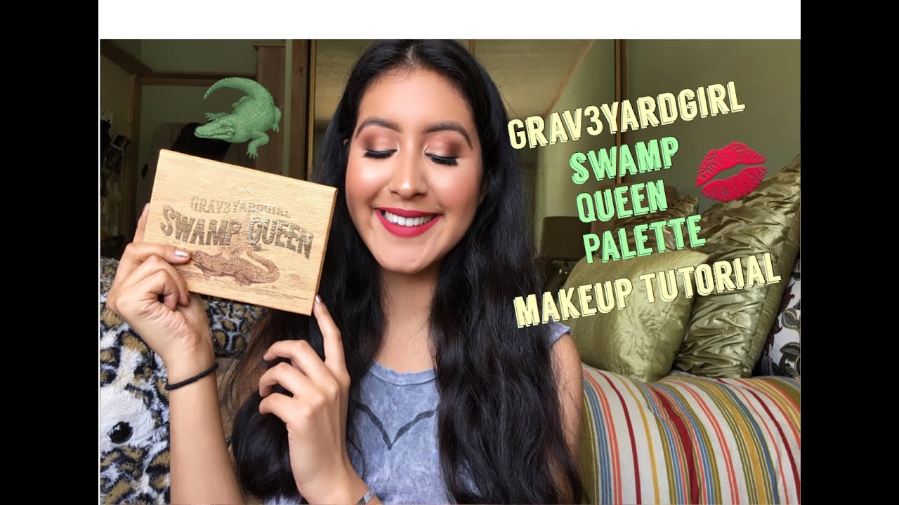 Grav3YardGirl Swamp Queen Palette | Makeup Tutorial - YouTube