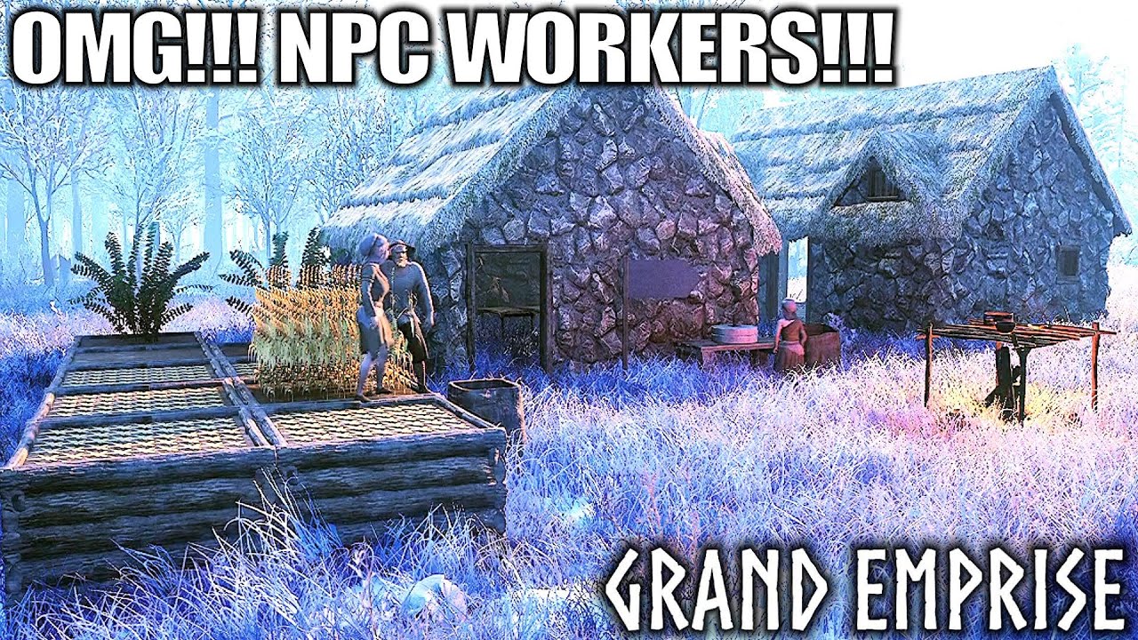 Building a Village with NPC Workers | Grand Emprise Time Travel ...