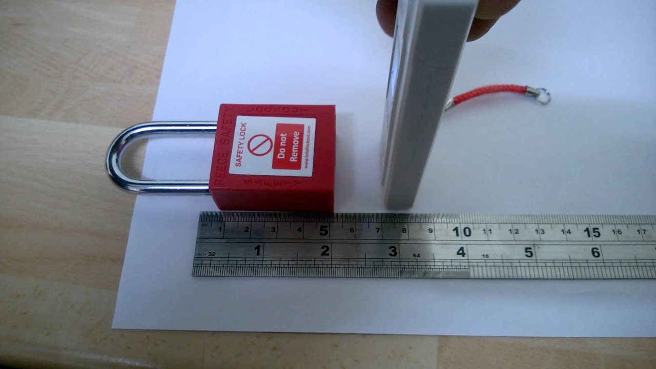 Smart RFID Padlock for lockout system - YouTube