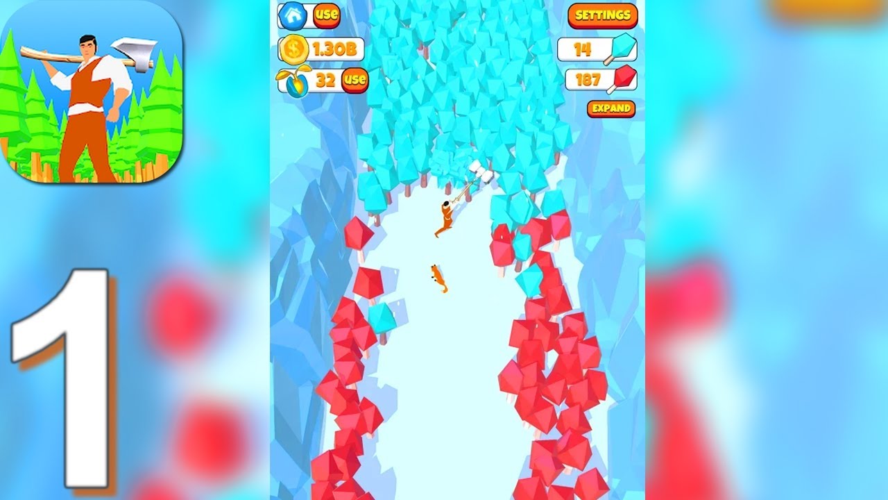 Idle Lumberjack 3D - Gameplay Walkthrough Part 1 (Android,iOS) Android ...